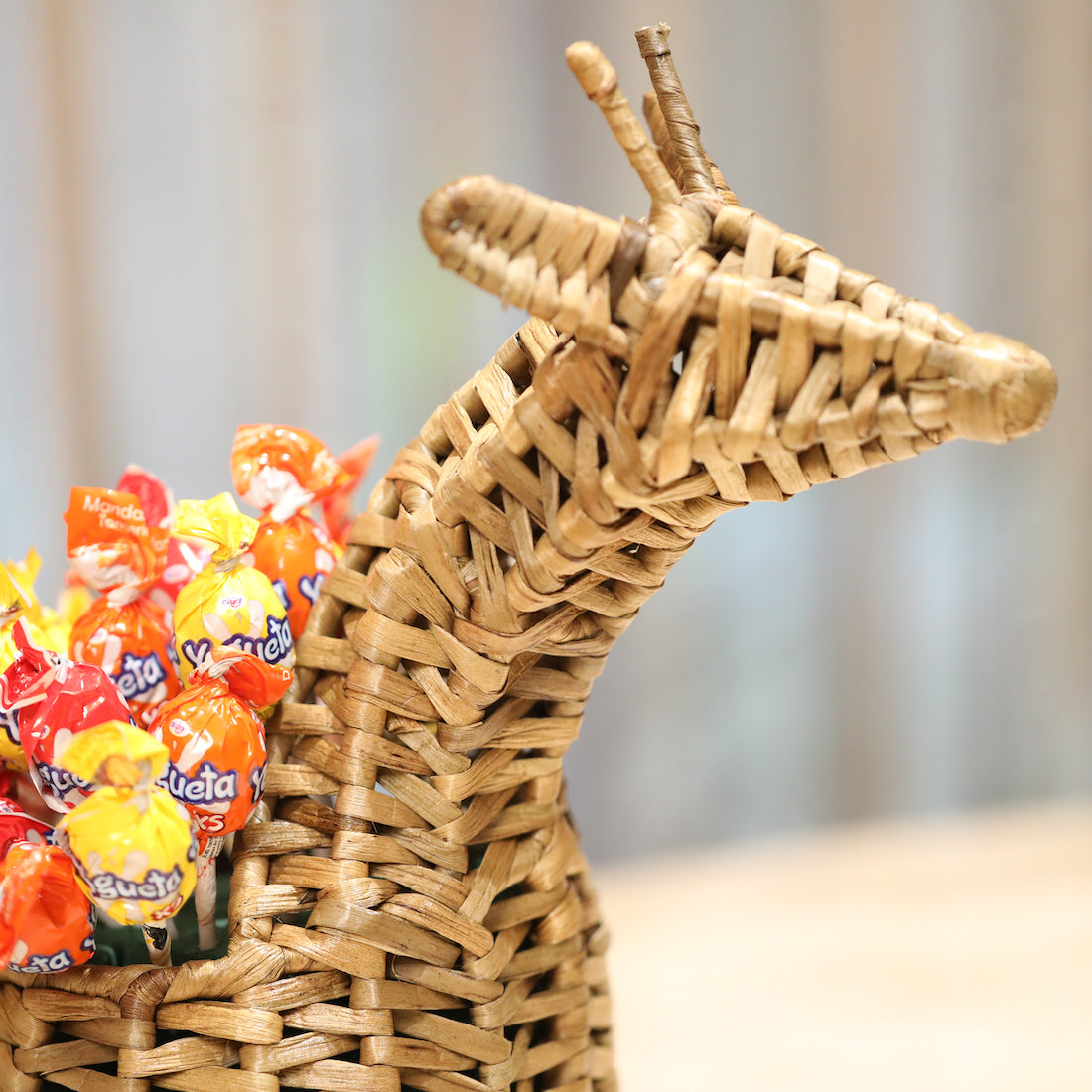 Handwoven Giraffe Basket | Water Hyacinth Gift Hamper and Planter ...