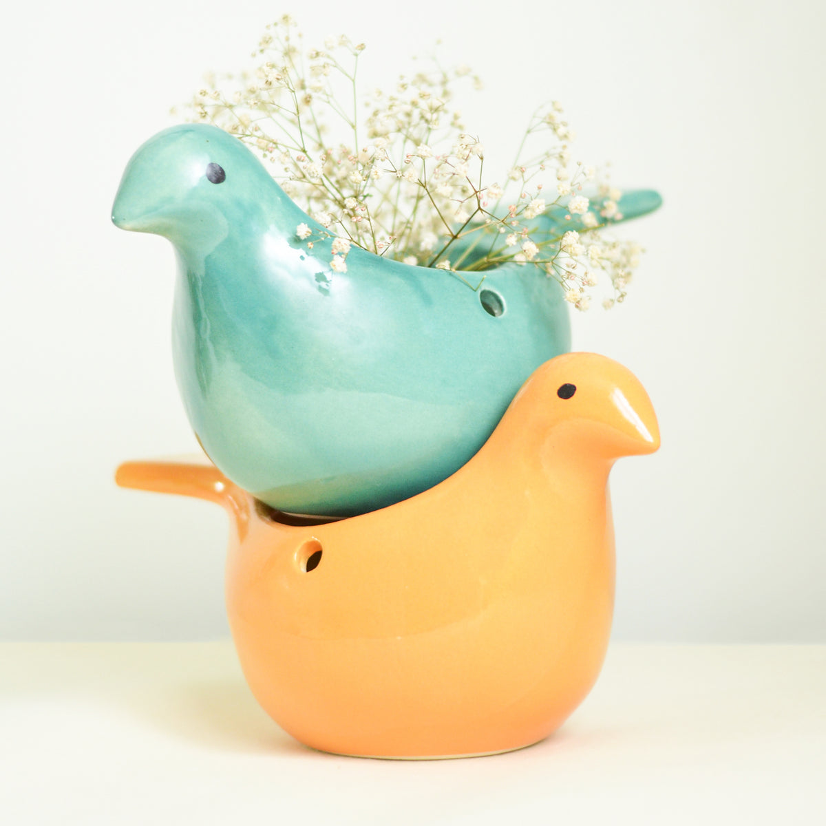Ceramic Bird Planter | Handcrafted Pots & Planters | Pastiche by AK