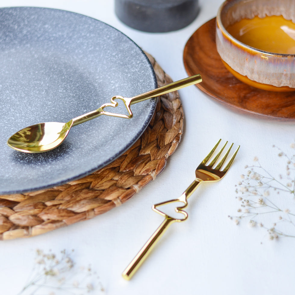 Heart Cutlery Set | Stylish Cutlery Set | Pastiche By AK